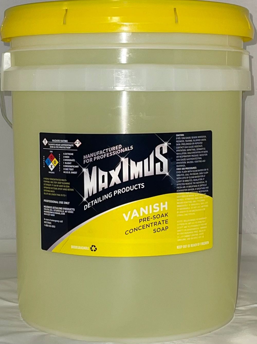 MAXIMUS Vanish Pre - Soak - Maximus Detailing Products Wholesale Store